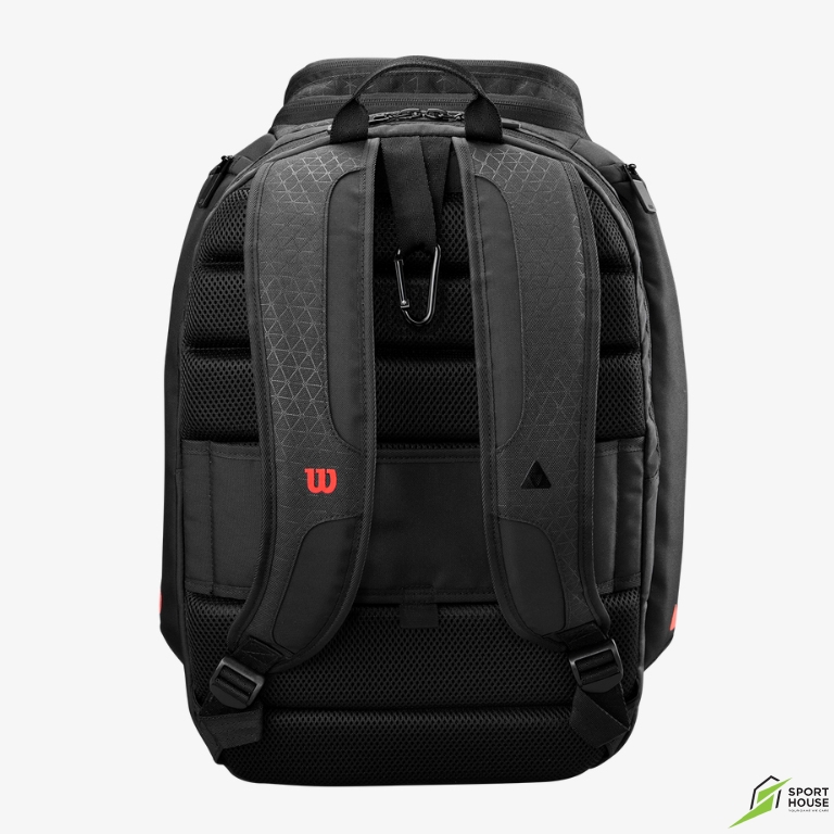 Balo Wilson Clash V3 Backpack Black/Infrared